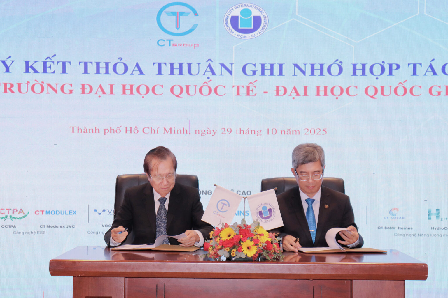 CT GROUP AND INTERNATIONAL UNIVERSITY – VNU-HCM STRATEGIC PARTNERSHIP ...
